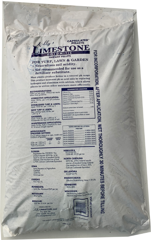 Kelly's Limestone Dolomite Capsulated Pellets 50 lb. – Prairie Blossom ...