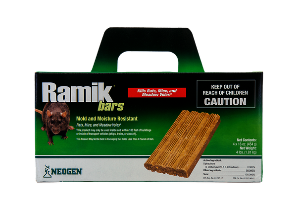 RAMIK Bait Bars (Mice/ Rat Killer) 4X16oz bars – Prairie Blossom Nursery