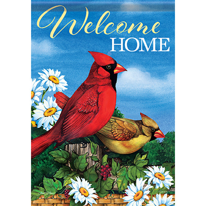 Carson_ DuraSoft™ Garden Flag "Welcome Cardinal Pair" – Prairie Blossom ...